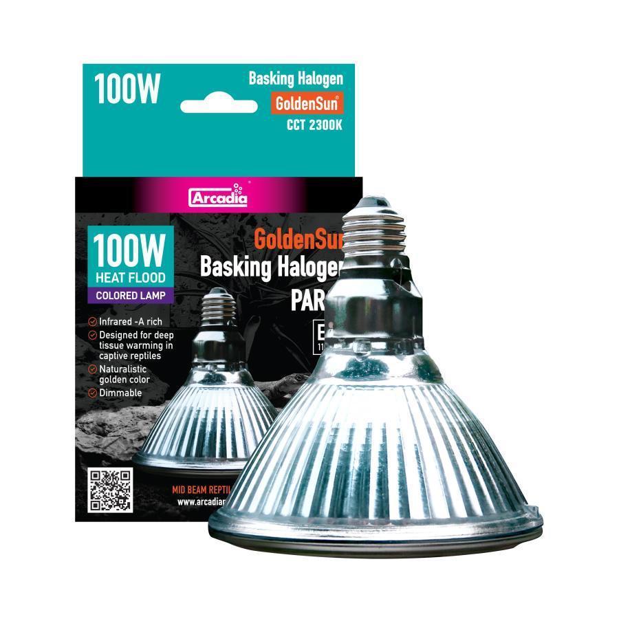Halogen Basking Heat Lamp for Reptiles, 50 Watt